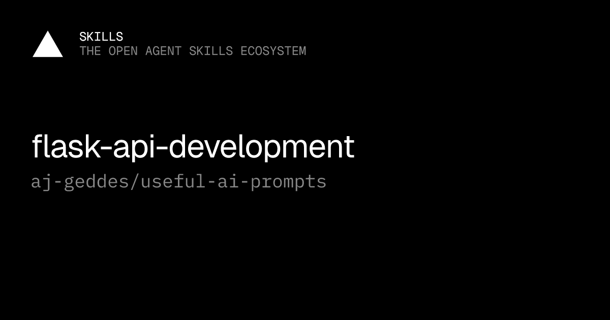 flask-api-development by aj-geddes/useful-ai-prompts