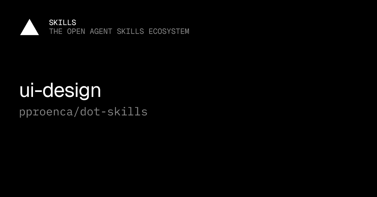 ui-design by pproenca/dot-skills
